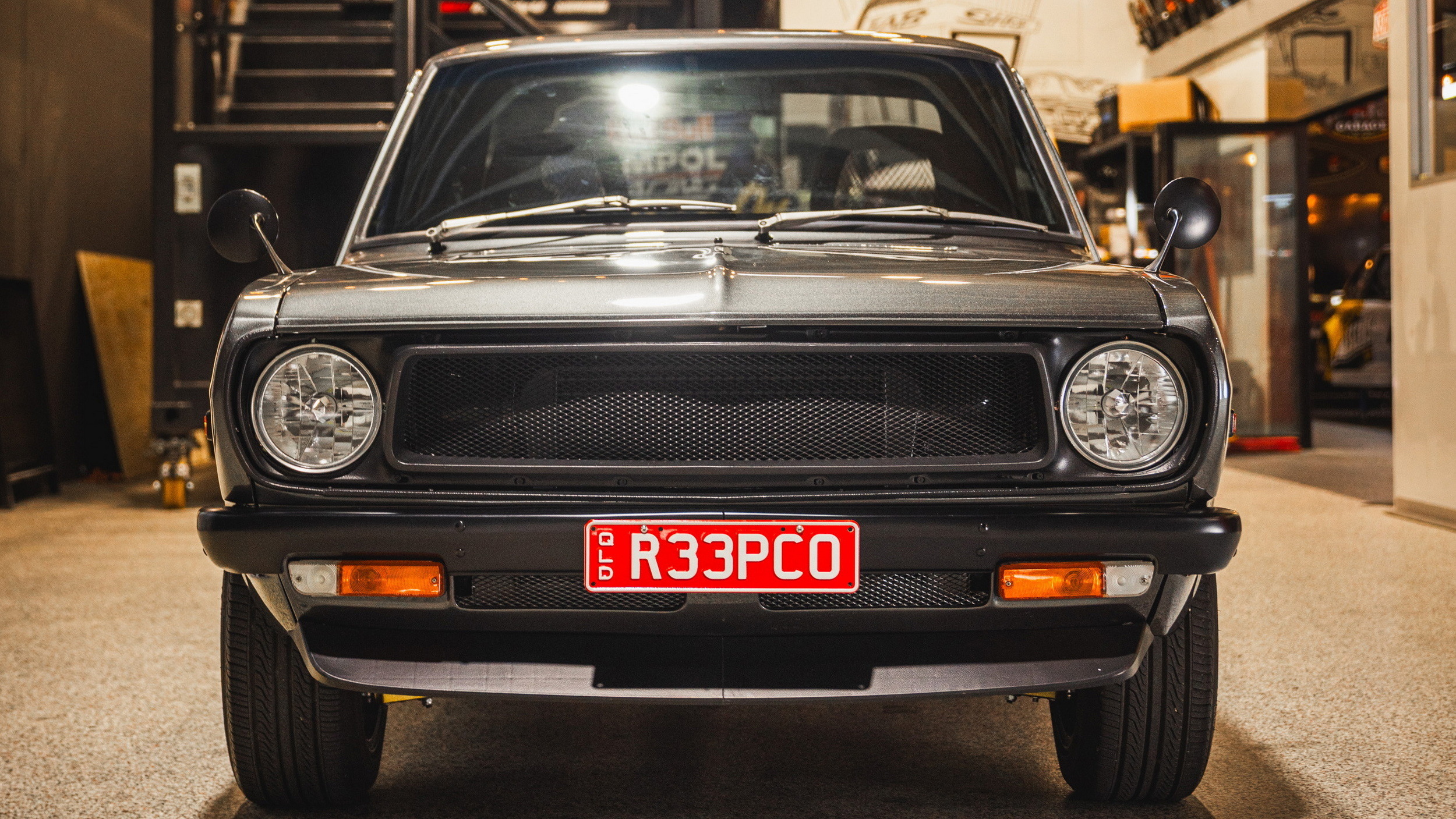 This Scruffy Little Datsun 1200 Pickup Hides A Turbocharged Nissan ...