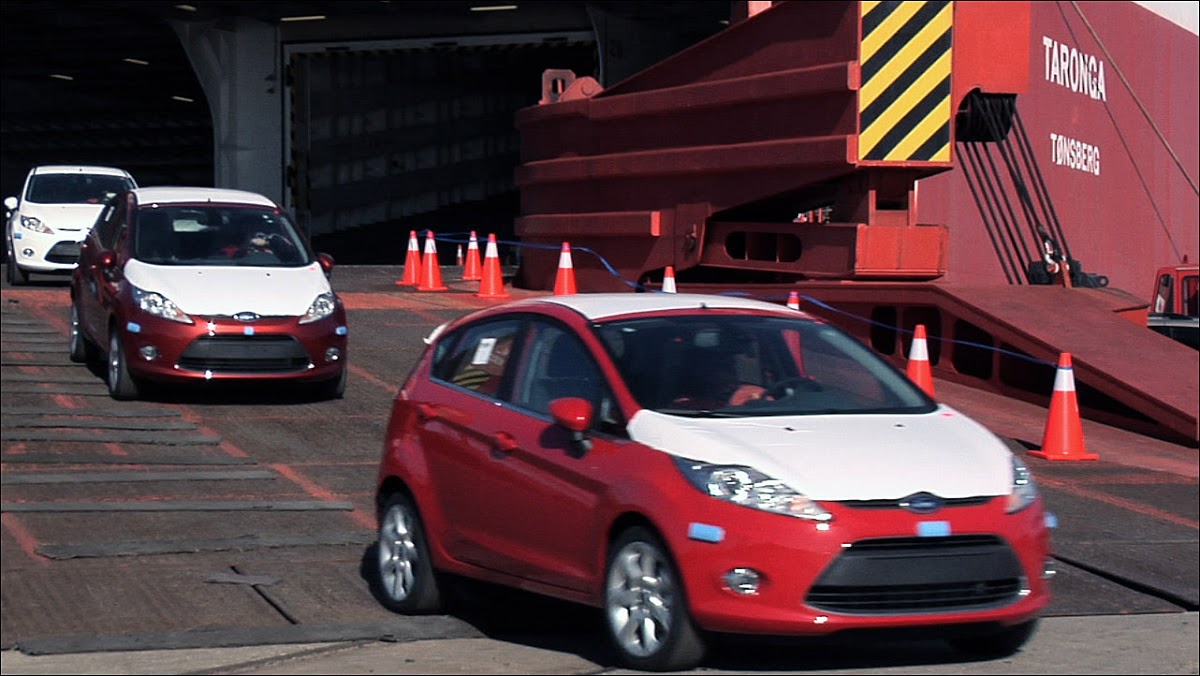 First Ford Fiesta hatchbacks Arrive on U.S. Shores | Carscoops