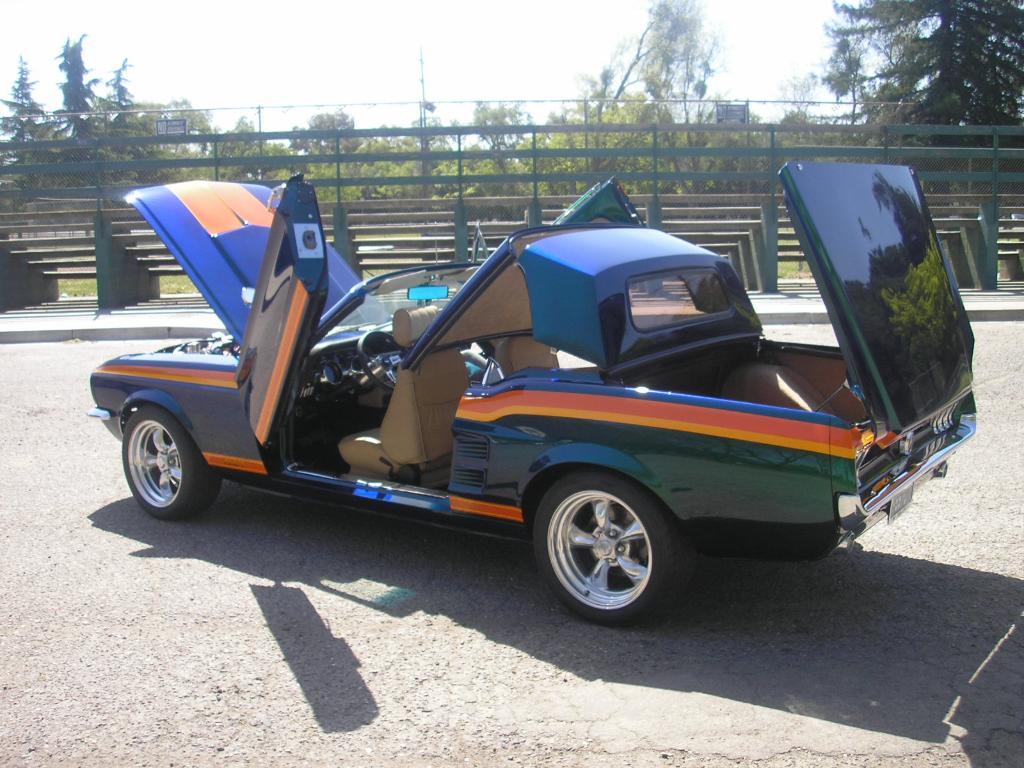 Mustang With Butterfly Doors