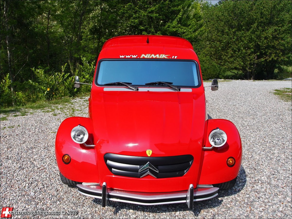 Insane Citroen 2CV built atop Ferrari F355 Chassis Complete with 3.5 ...