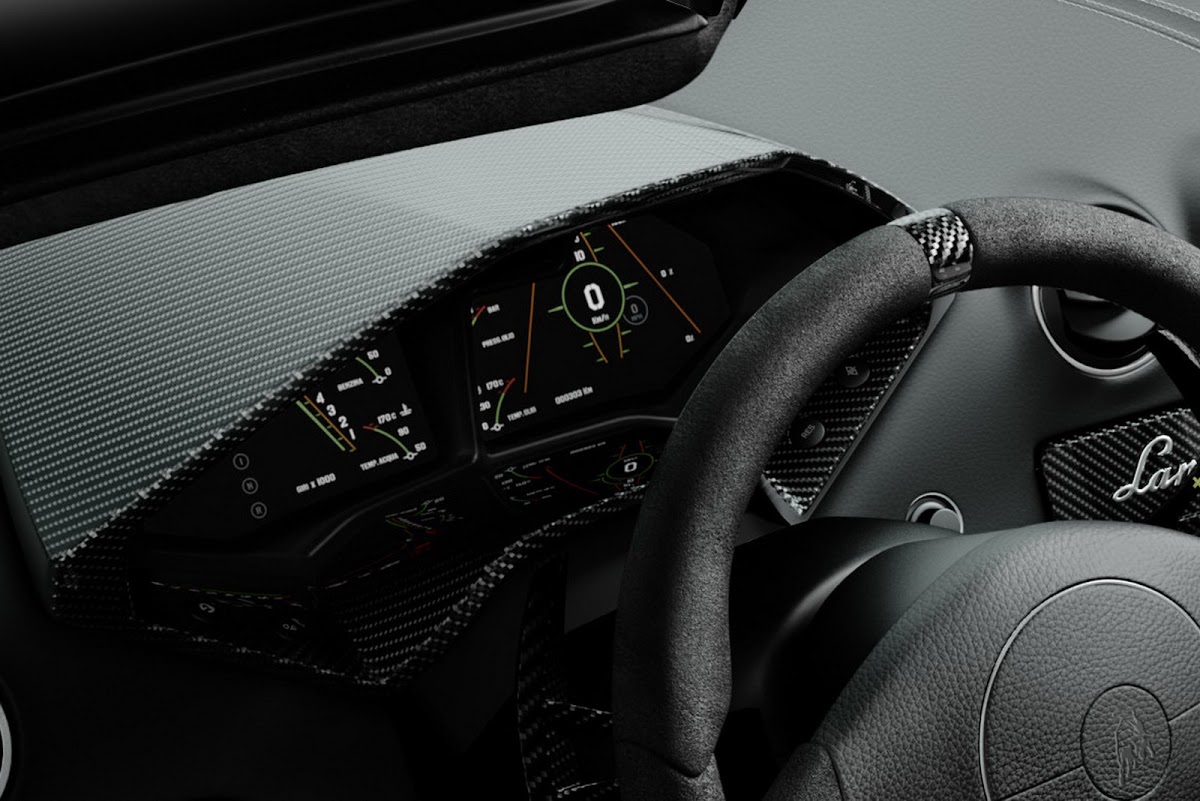 Lamborghini Reventon Speedometer