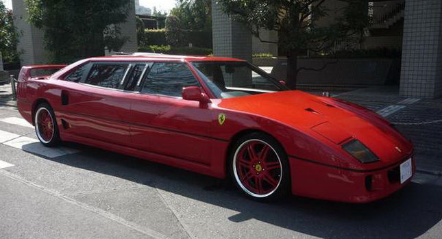 It Came From Japan: Ferrari F40 Stretch Limousine | Carscoops