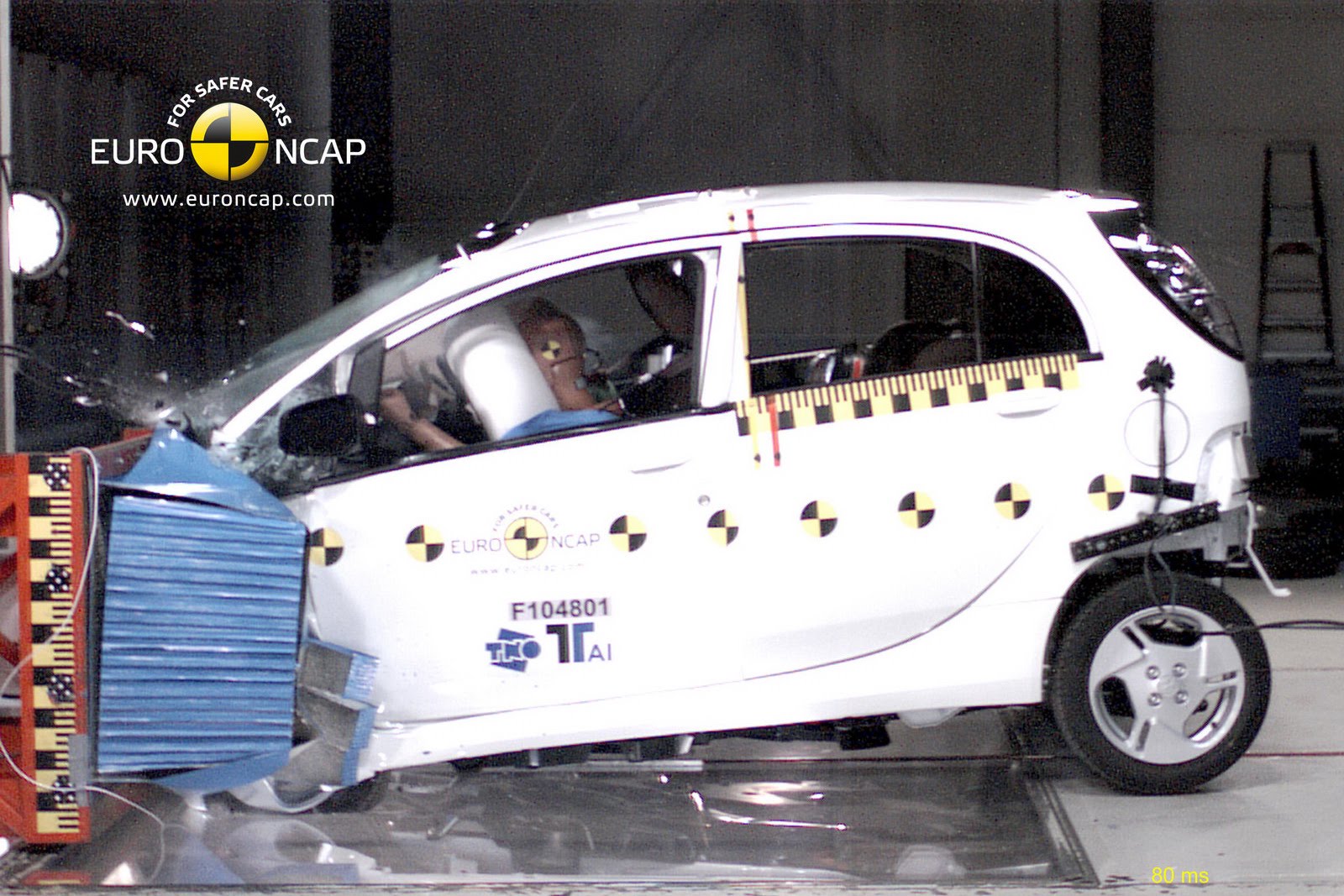 Euro NCAP Conducts its First Ever Plug-in EV Crash Test with the i-MiEV ...
