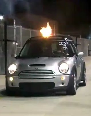 VIDEO: A MINI Cooper S Powered by a Helicopter Jet Engine | Carscoops
