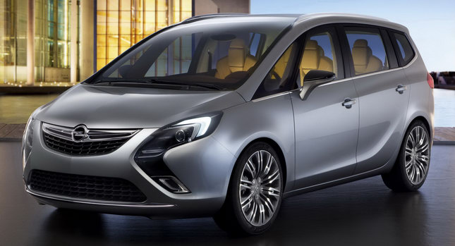 Opel Reveals Sleek Zafira Tourer Concept Prior to Geneva Motor Show ...