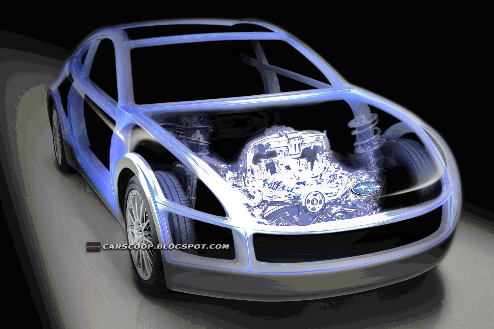 First Official Photos of Subaru's Rear-Wheel Drive Coupe Concept ...