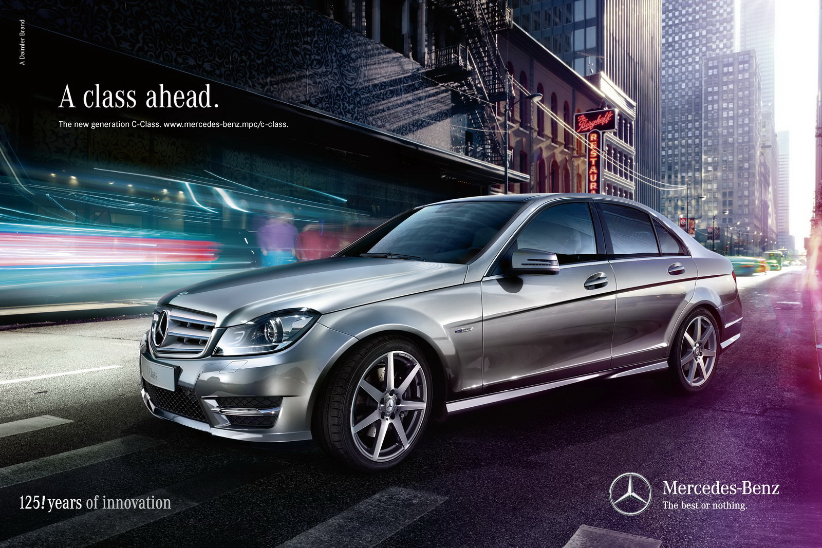 Mercedes-Benz Launches New Ad Campaign for 2012 C-Class, Releases 70 ...