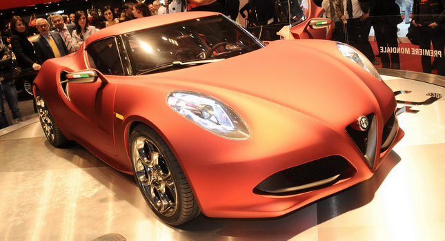 Alfa Romeo 4C Concept: Video and Live Shots from the Geneva Motor Show ...