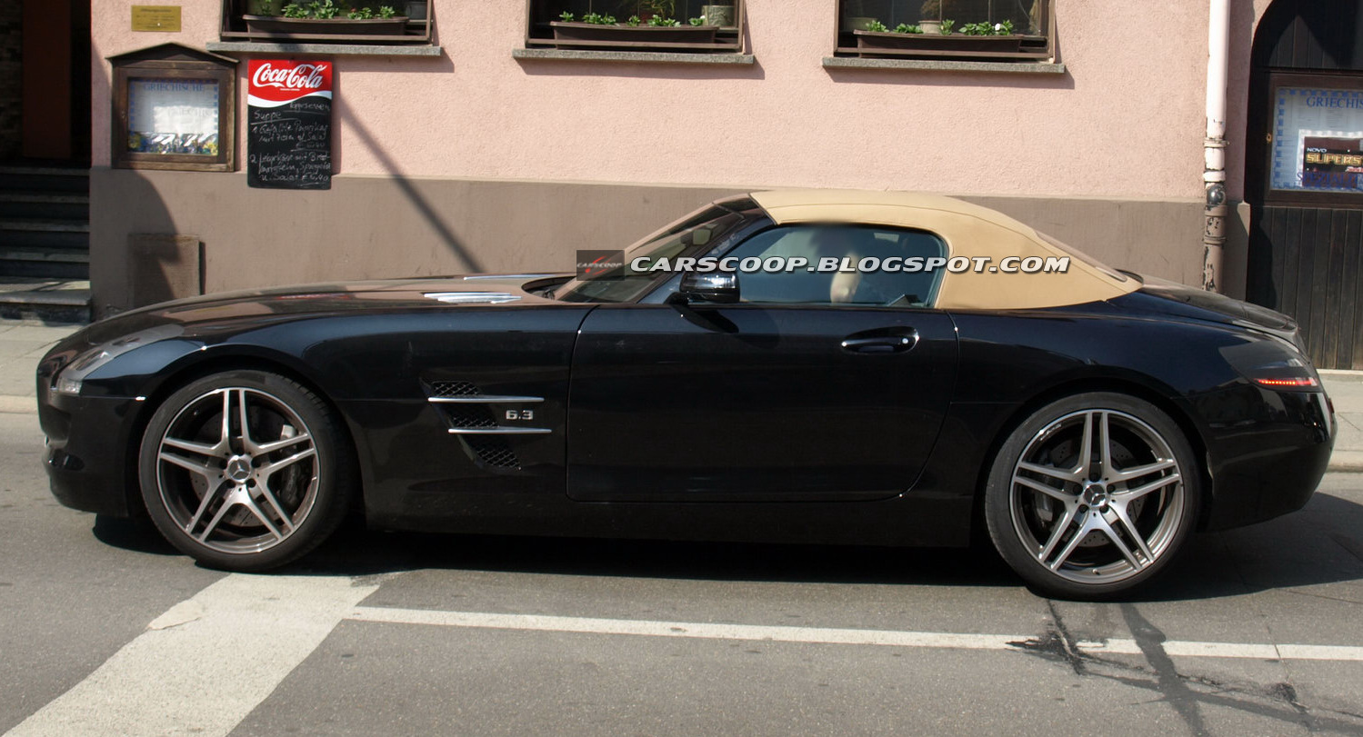 New Mercedes-Benz SLS AMG Roadster in the Flesh and Undisguised | Carscoops