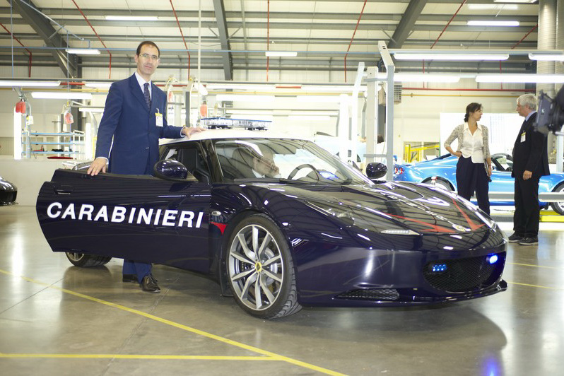 Lotus Evora S Patrol Cars to Assist Italian Police Force | Carscoops