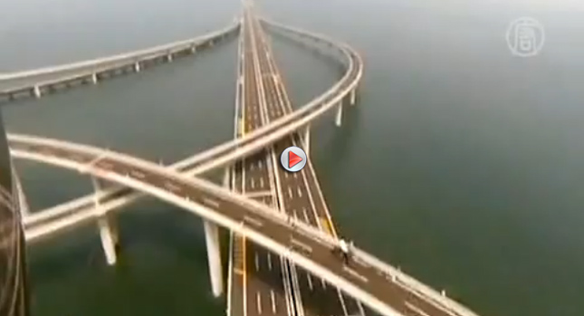 China Opens World’s Longest Ocean Bridge Measuring 26 Miles in Length ...
