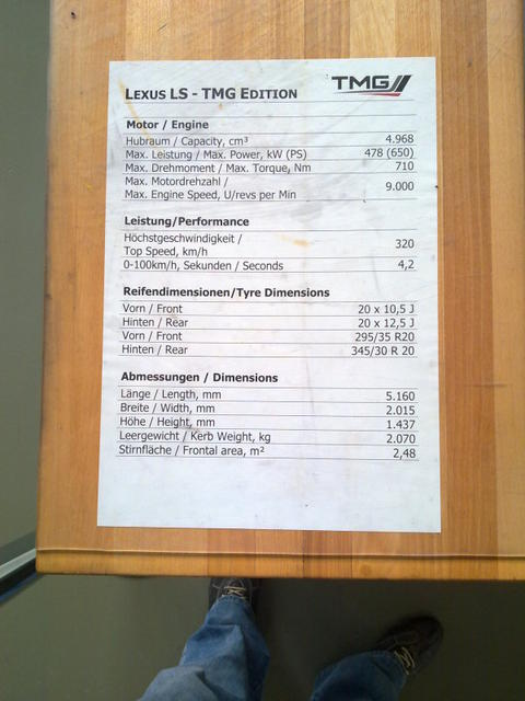 Fresh Spy Shots of Lexus LS TMG Edition and New Spec Sheet that Says it ...