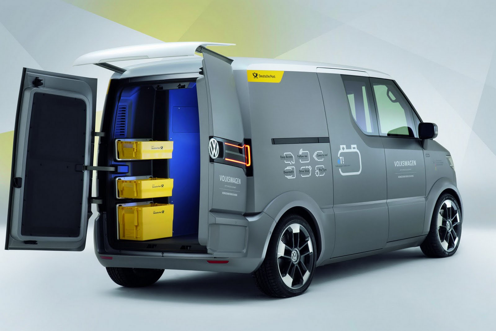 Volkswagen Looks Into the Transporter's Future with New eT! Concept Van ...