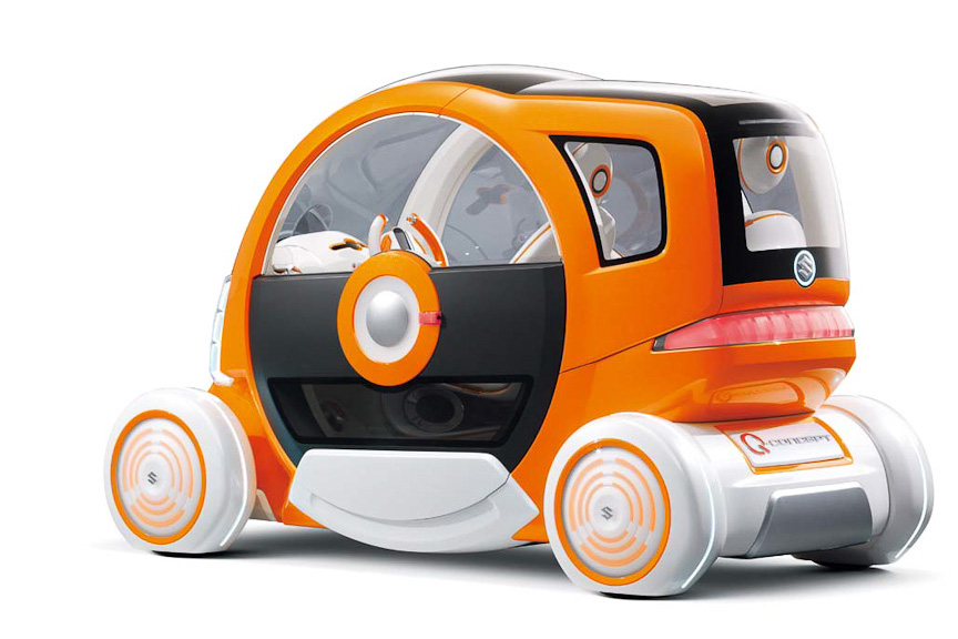 Tokyo Show Preview: Suzuki's Toy-Like Q-Concept Electric Mini Car ...