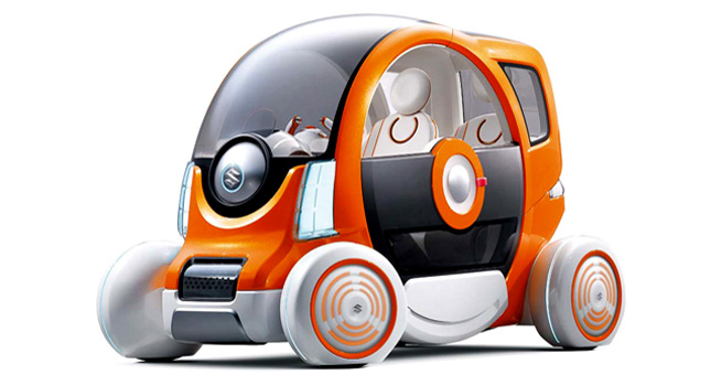 Tokyo Show Preview: Suzuki's Toy-Like Q-Concept Electric Mini Car ...