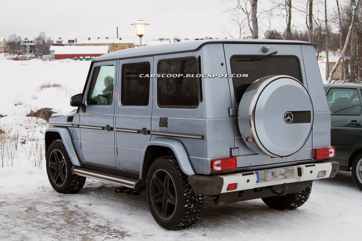Spied: 2012 Mercedes-Benz G63 V8 and G65 V12 AMG Continue Winter ...
