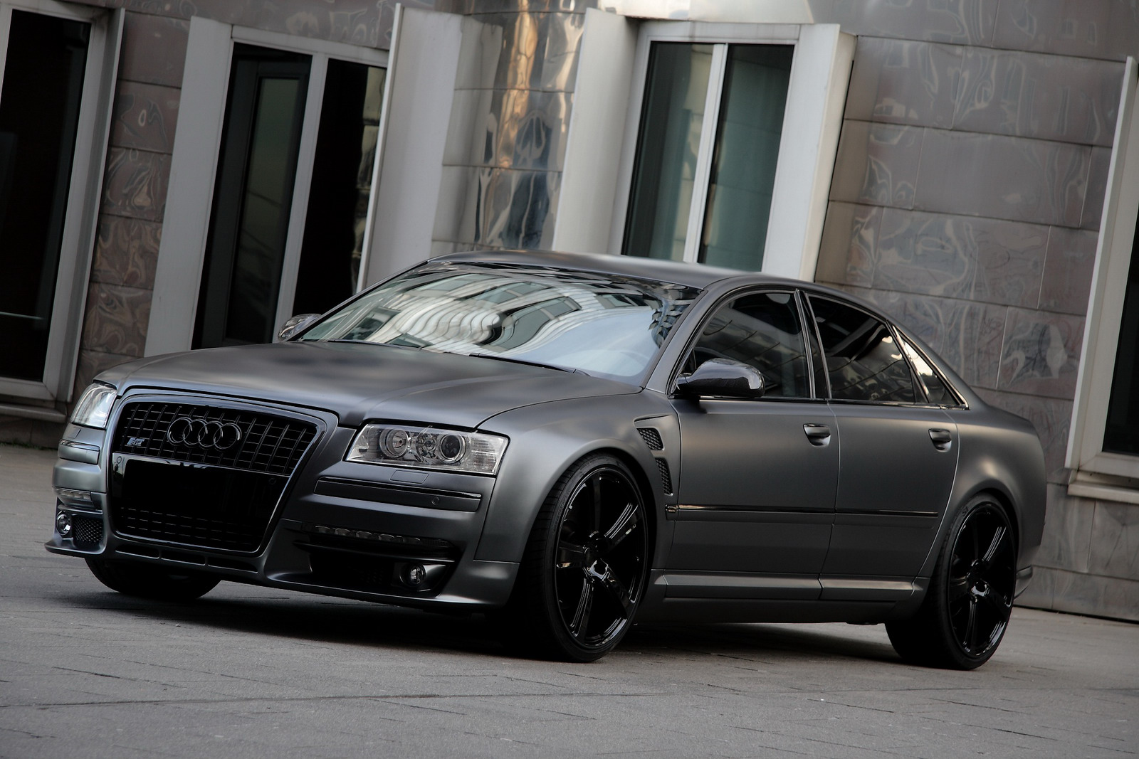 Matte Black Audi A8