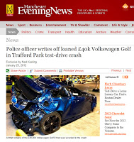 Manchester Police Officer Destroys Brand-New VW Golf R loaner During ...