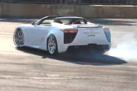 Lexus LFA Roadster Appears at the D1GP Kick Off Drift Event! | Carscoops