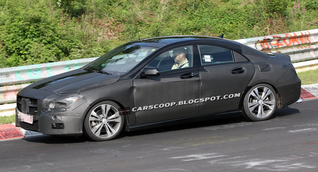 Spied: New Mercedes-Benz CLA Compact Saloon Nabbed Again Testing at the ...