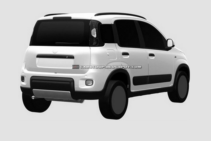New 2013 Fiat Panda 4×4 Soft Crossover Revealed in Patent Drawings ...