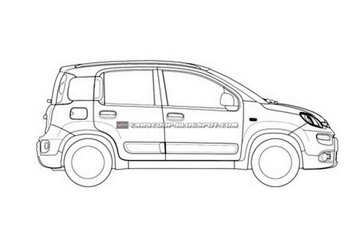 New 2013 Fiat Panda 4×4 Soft Crossover Revealed in Patent Drawings ...