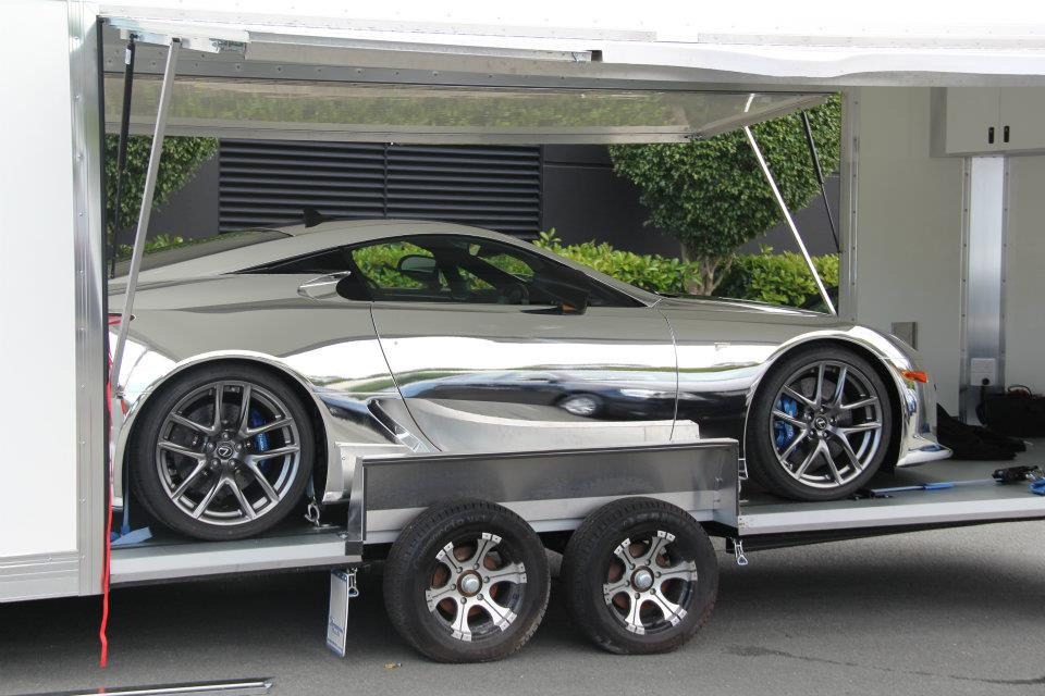 World's First Chrome Wrapped Lexus LFA Arrives in Australia | Carscoops