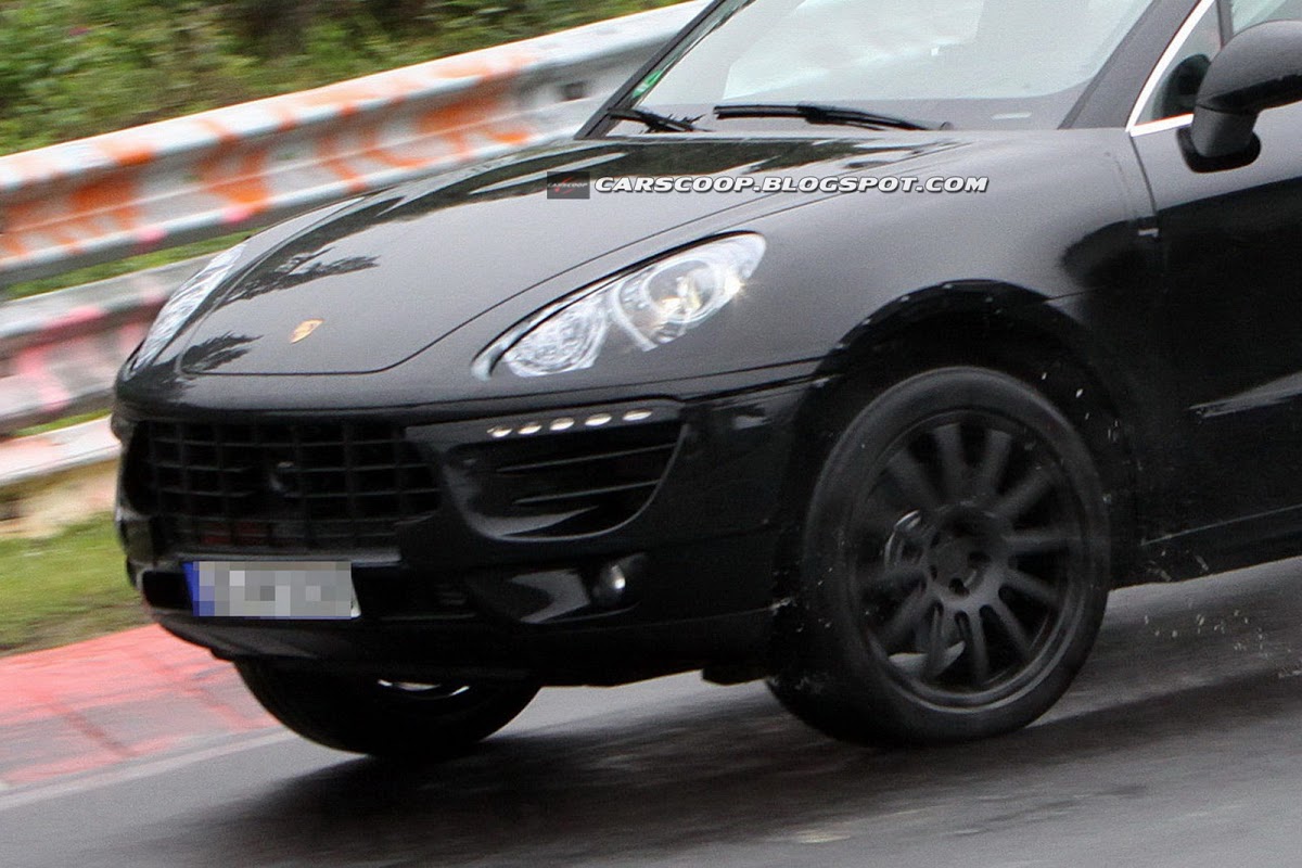 New Porsche Macan Compact SUV Scooped in Pictures and on Video, First ...