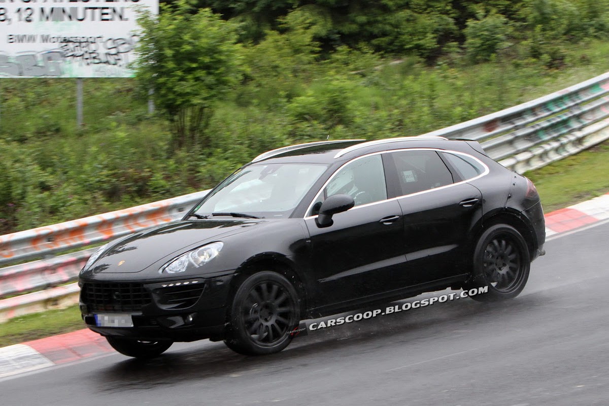 New Porsche Macan Compact SUV Scooped in Pictures and on Video, First ...