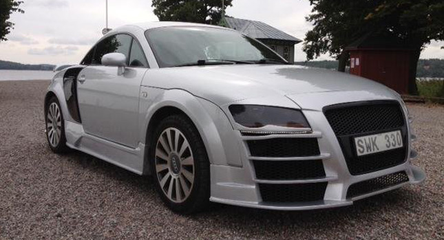 First Gen Audi TT Desperately Wants to Look Like its R8 Brother | Carscoops