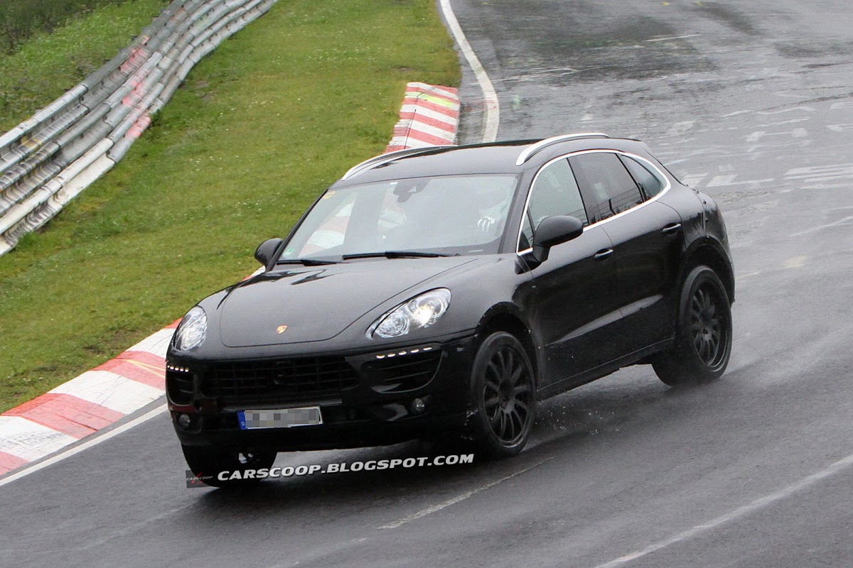 New Porsche Macan Compact SUV Scooped in Pictures and on Video, First ...