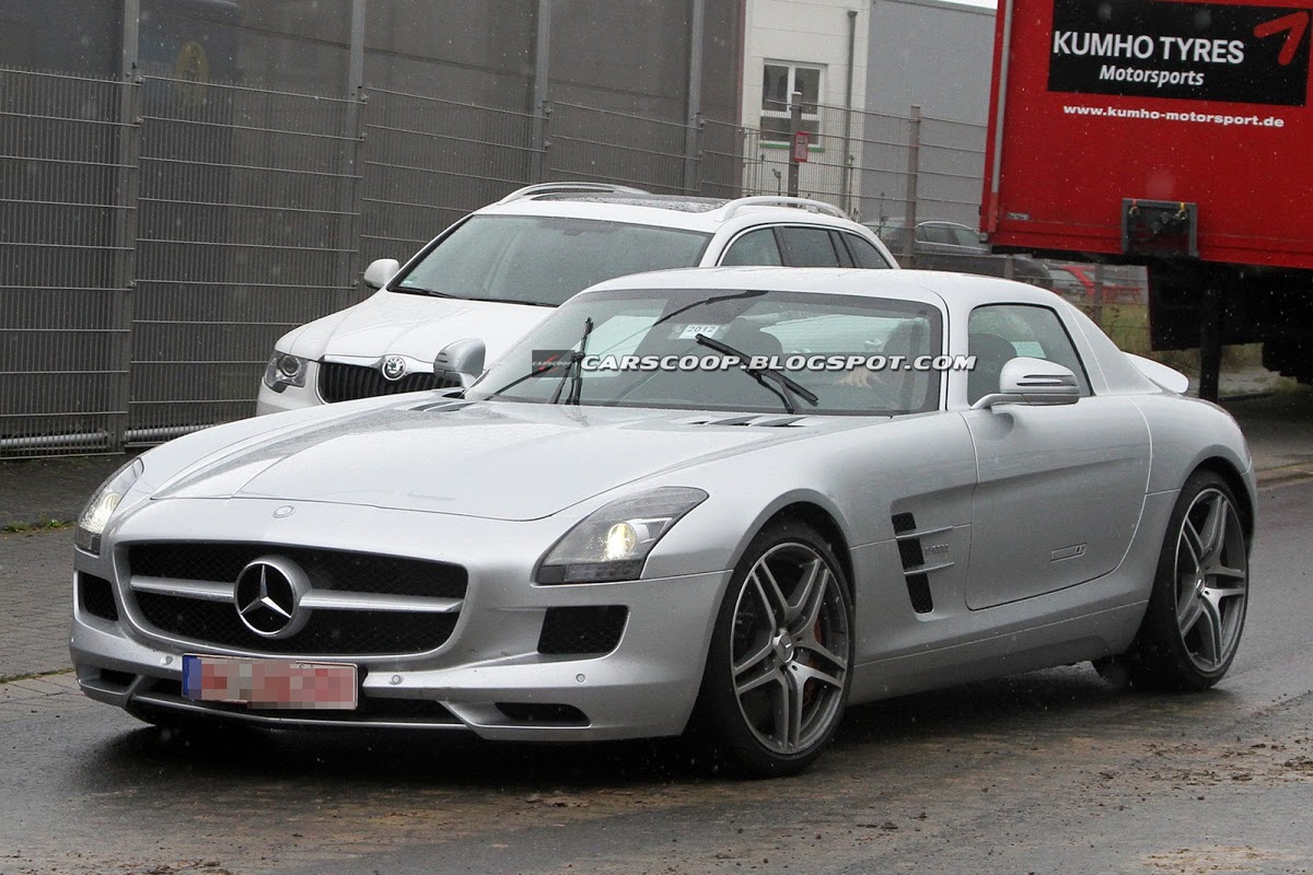 Scoop: New Mercedes-Benz SLS AMG E-Cell Sheds its Camo and Gets Caught ...