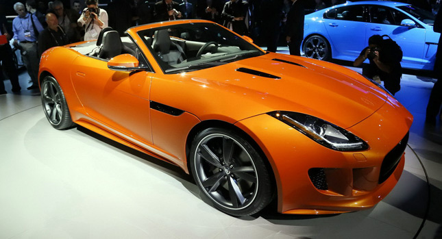 Jaguar F Type Convertible Orange