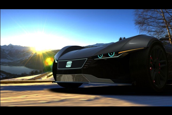 Seat Designer Envisions the Axon Electric Speedster Concept | Carscoops