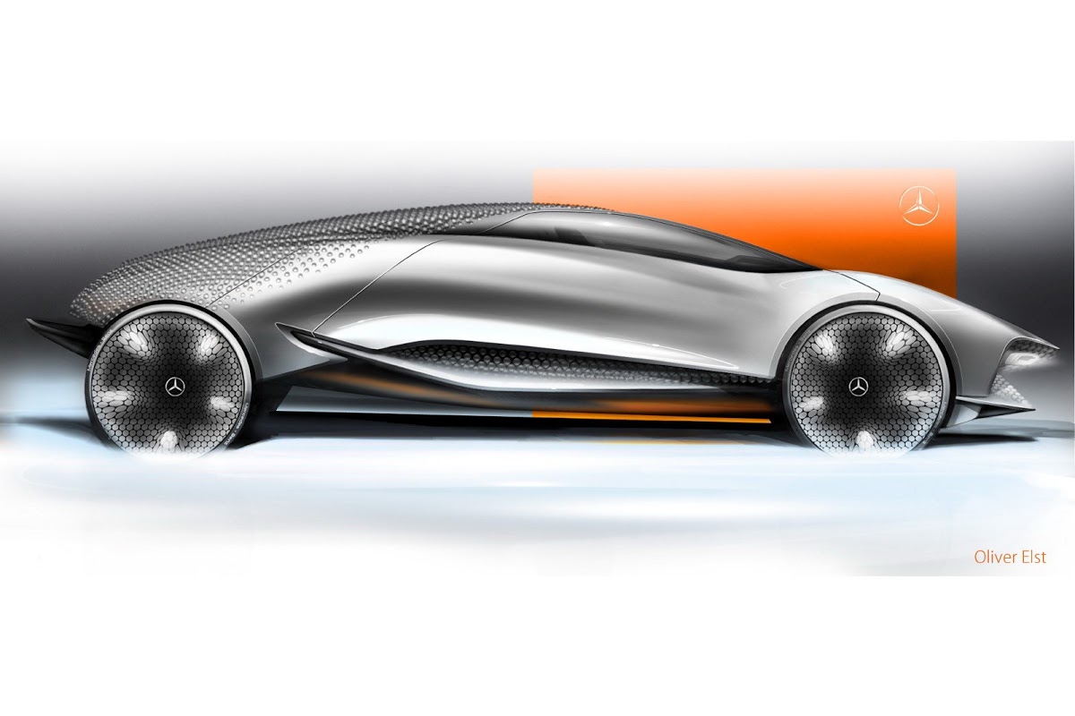 Young Designer Dreams Up a Futuristic Mercedes-Benz Sports Car Concept ...