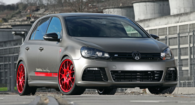SchwabenFolia Drops 325 Horses Under the Hood of the VW Golf R | Carscoops