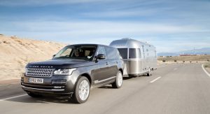 Range Rover SDV8 Tows an Airstream 684 Series 2 from England to Morocco ...
