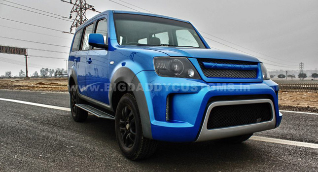 India's Big Daddy Customs gets Creative with Tata Sumo Grande | Carscoops