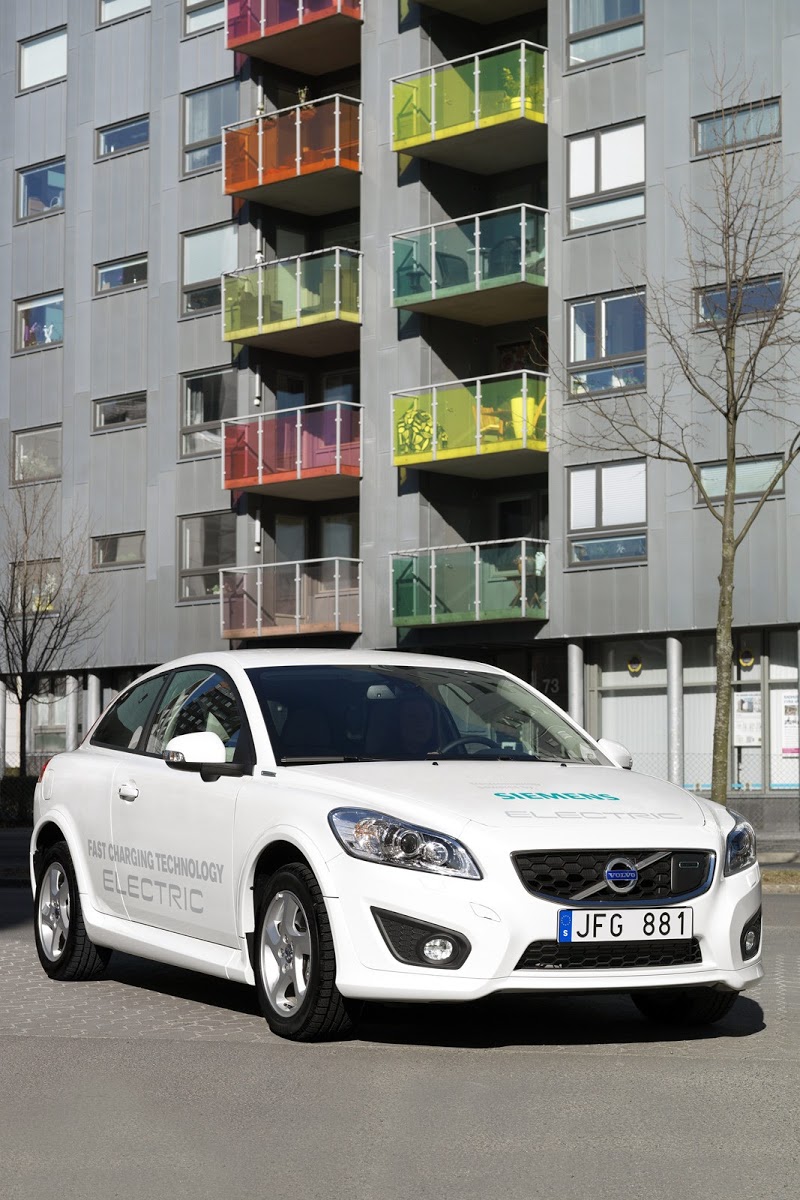 New Fast Charger Can "Fill up" a Volvo C30 Electric in 1.5 Hours ...