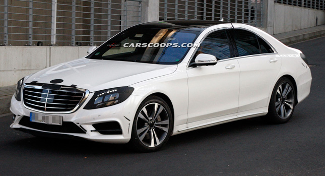 All-New 2014 Mercedes-Benz S-Class Sedan Scooped With Barely Any ...