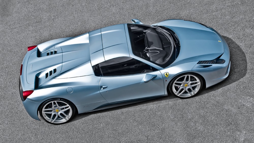 Ferrari 458 Spider Blue