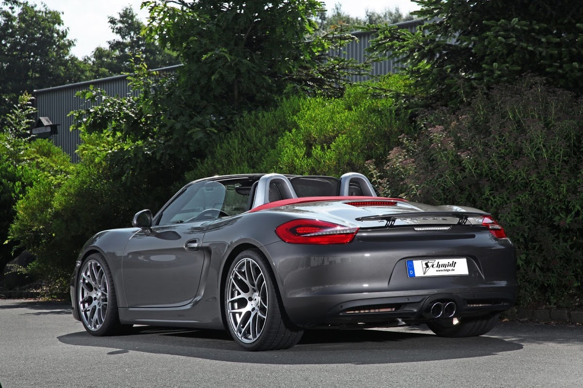 Schmidt Revolution Lowers Down and Wheels Up Porsche Boxster Mk3 ...