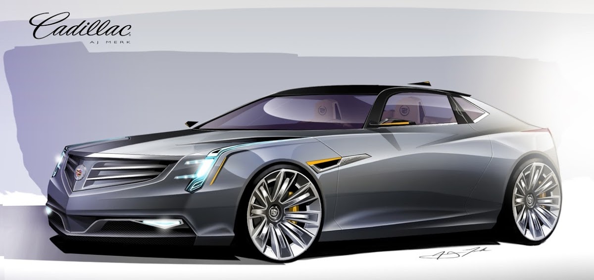 Two Cadillac Design Studies for a Compact Coupe | Carscoops