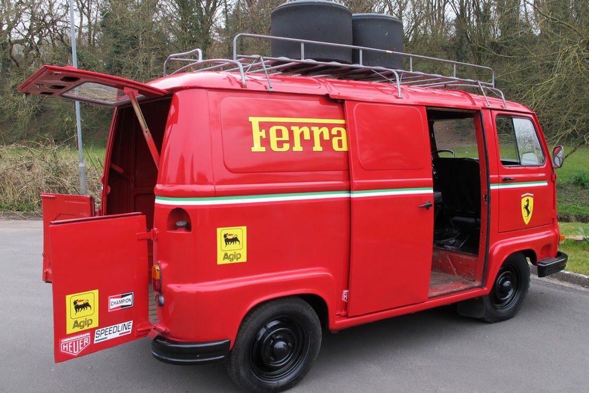 Ferrari-Trimmed 1979 Renaut Estafette Van from Rush Movie for Sale ...