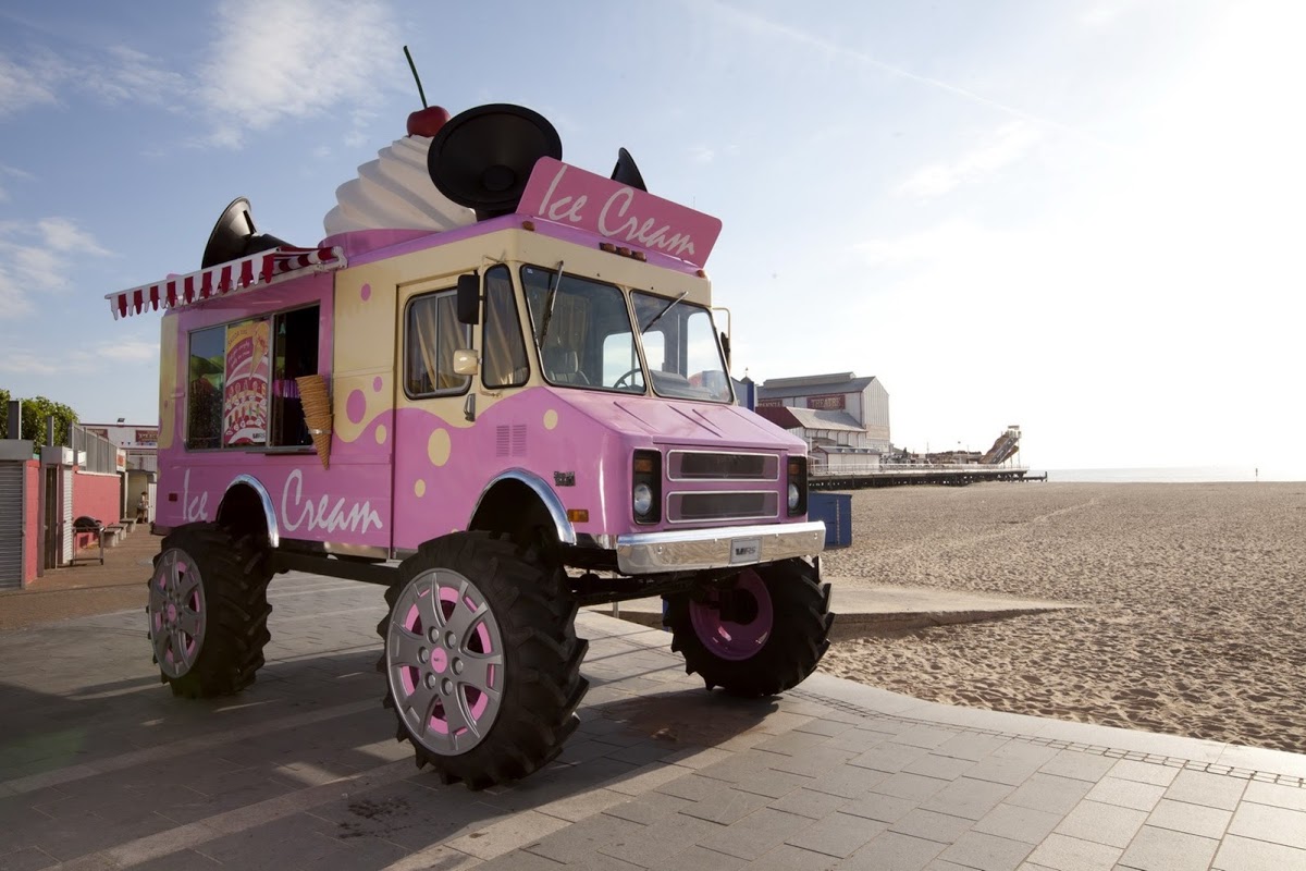 Ice, Ice Baby: Skoda's 21 Foot Tall vRS Monster Van Hits UK Beaches to ...