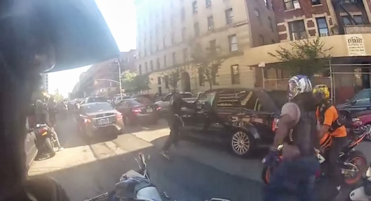 Shocking Video of Range Rover Running Over Several Bikers while Chased ...