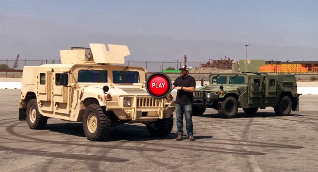 Check Out this Military Humvee Duel | Carscoops