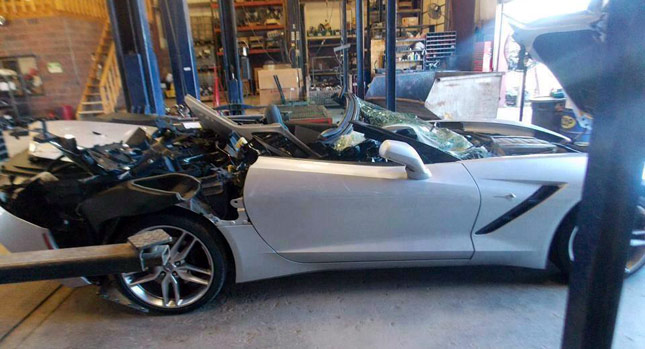 Decapitated 2014 Corvette Stingray Adds to C7 Crash Incidents | Carscoops