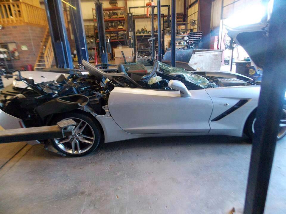 Decapitated 2014 Corvette Stingray Adds to C7 Crash Incidents | Carscoops