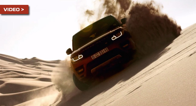 Watch the Range Rover Sport Blast through the World’s Largest Sand ...